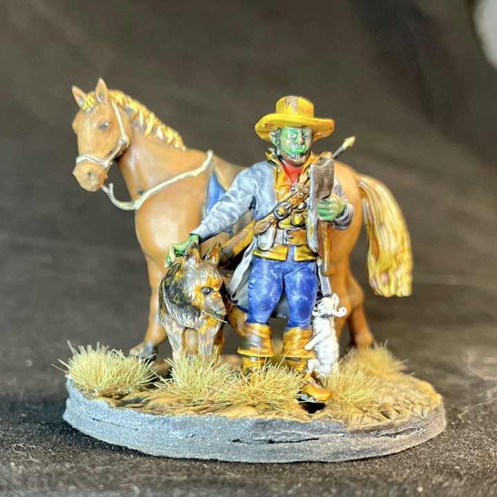 3D Printable Wyneste and his animal companions from Gooey Cube(tm) by ...