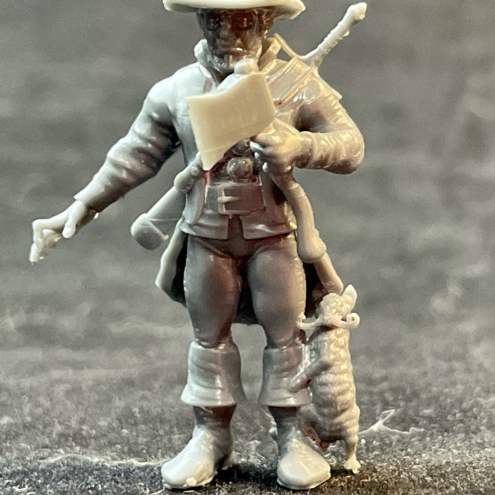 3D Printable Wyneste and his animal companions from Gooey Cube(tm) by ...