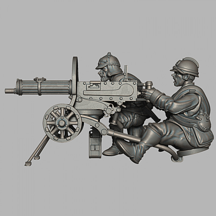 3D Printable WW1 Russian HMG Team by Wargames Atlantic