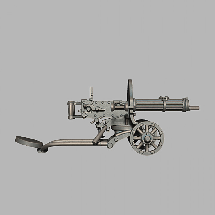3D Printable WW1 Russian HMG Team by Wargames Atlantic