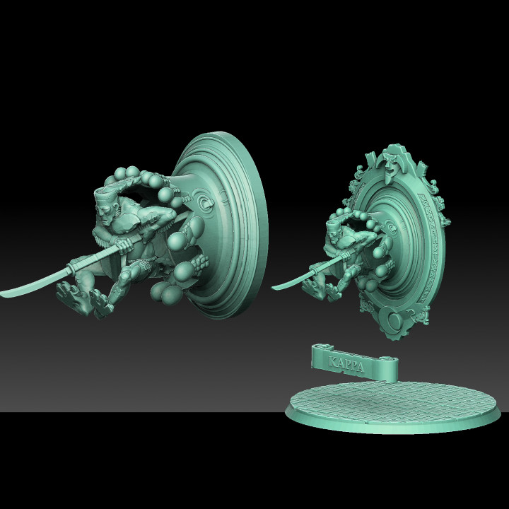 3D Printable Magic Conjuring Mirror Kappa Version by Sharedog Miniatures 3D Printable Magic Conjuring Mirror Kappa Version by Sharedog Miniatures