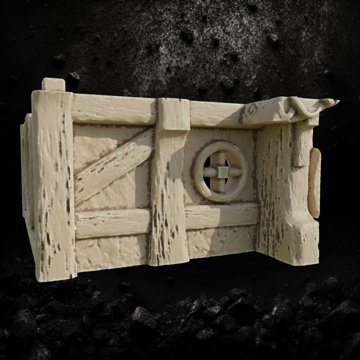 3D Printable Halfling Tiny House 4 by Galandir's Pit & Cie