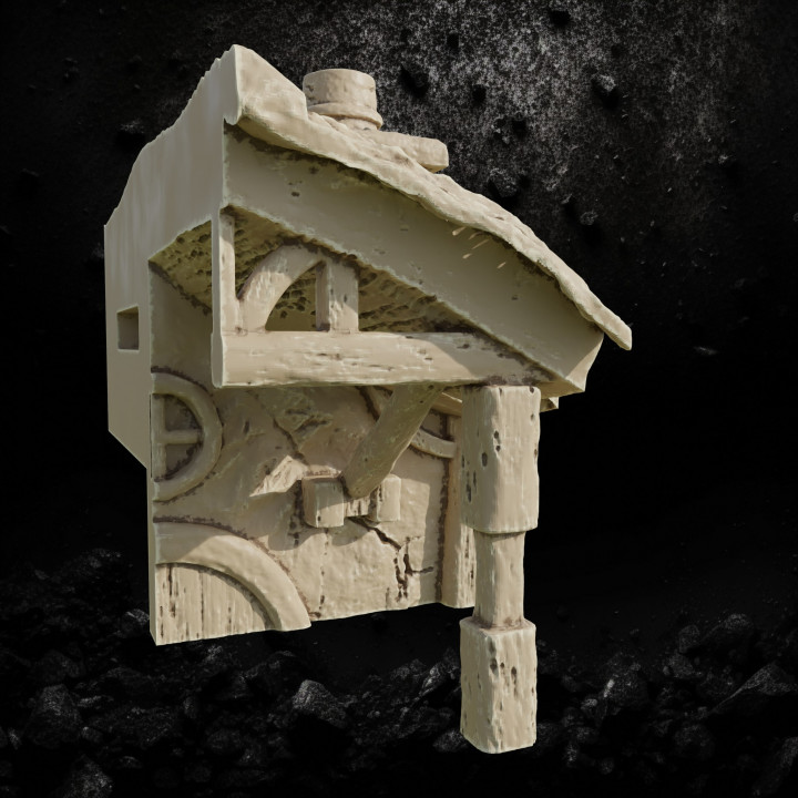 3D Printable Halfling Tiny House 5 by Galandir's Pit & Cie