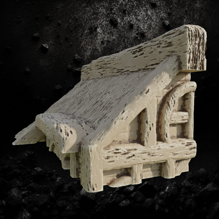 3D Printable Halfling Tiny House 6 by Galandir's Pit & Cie