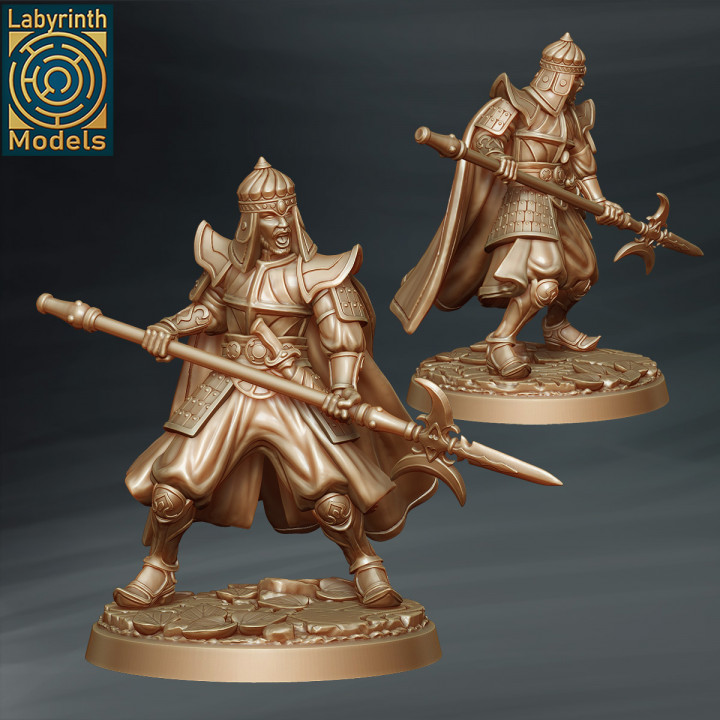 3D Printable Sultan's Guards - 32mm scale by Labyrinth Models