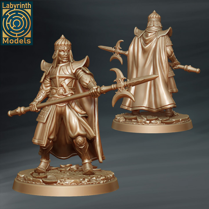 3D Printable Sultan's Guards - 32mm scale by Labyrinth Models