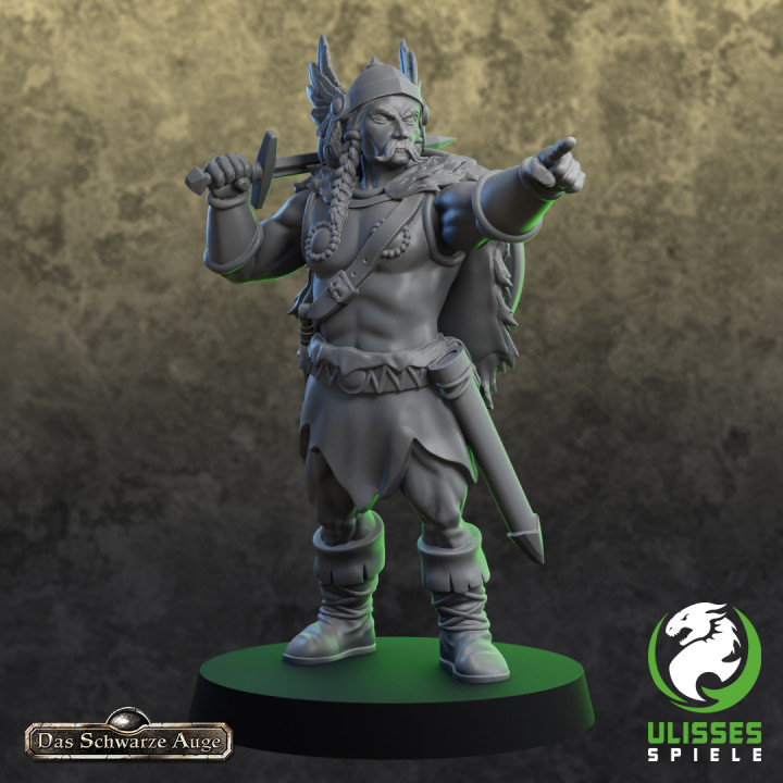 3D Printable The Dark Eye - Alrik Immerda by Ulisses Spiele