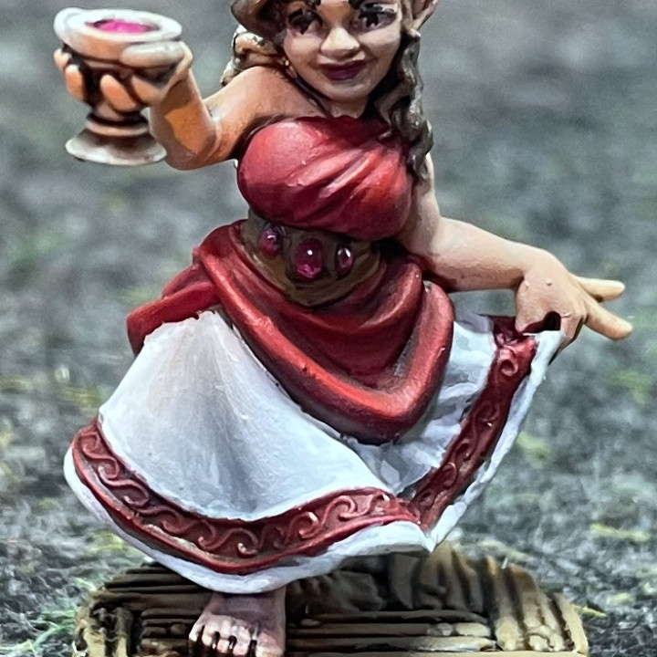 3D Print of Halfling Female - Brie the halfling socialite - Female ...