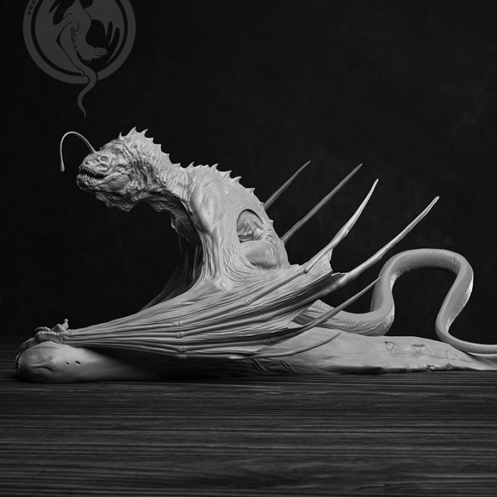 3D Printable Dagon 32mm Scale by Karol
