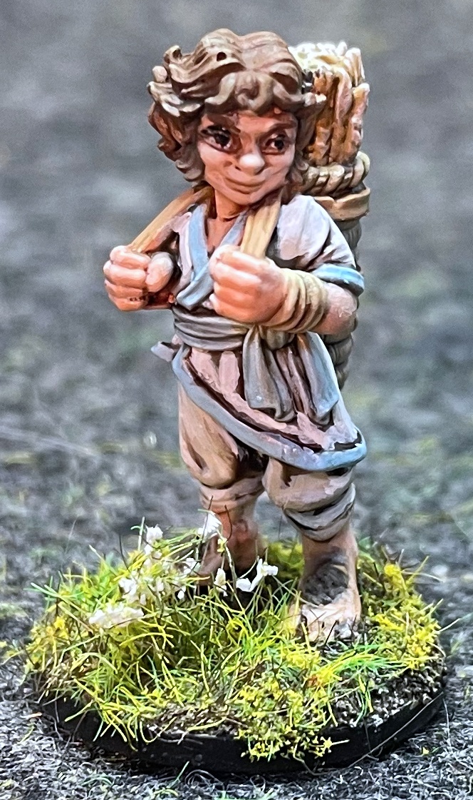 3D Printable Halfling male townsfolk - Cheddar the Halfling traveler ...