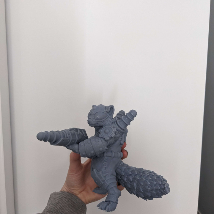 3D Printable Scrap Rakuns - Tesla Gunner B (Modular) by BlueWyvern