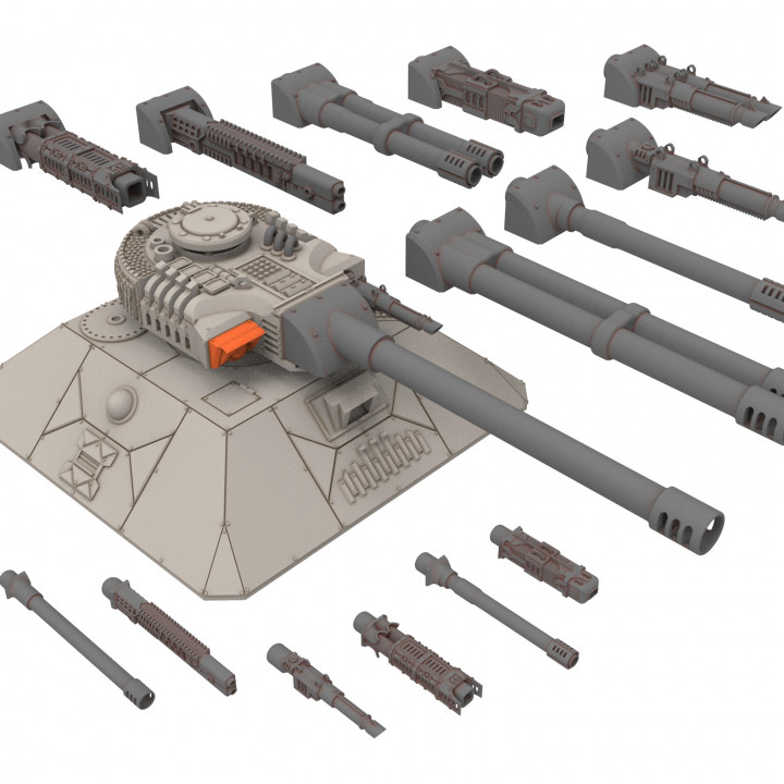 3D Printable The Mago Defensive Turret by Proxywars