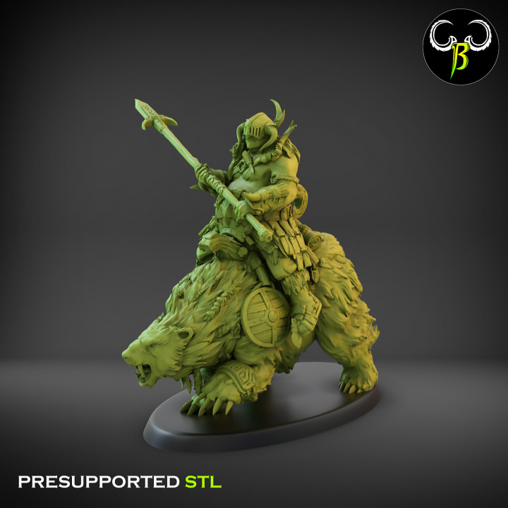 3D Printable Bjorn Riders Lance Set by ClayBeastCreation