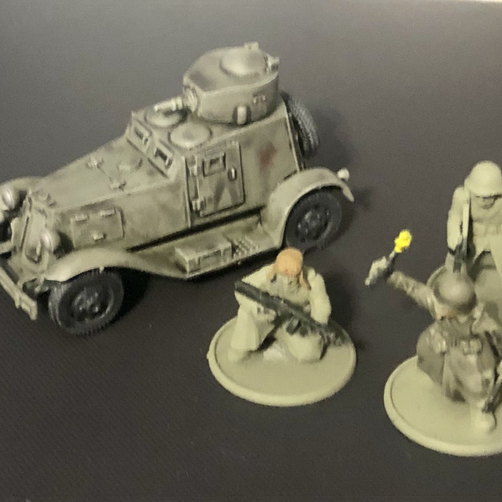 3D Printable FAI Armored Car (USSR, WW2) by Wargame3d