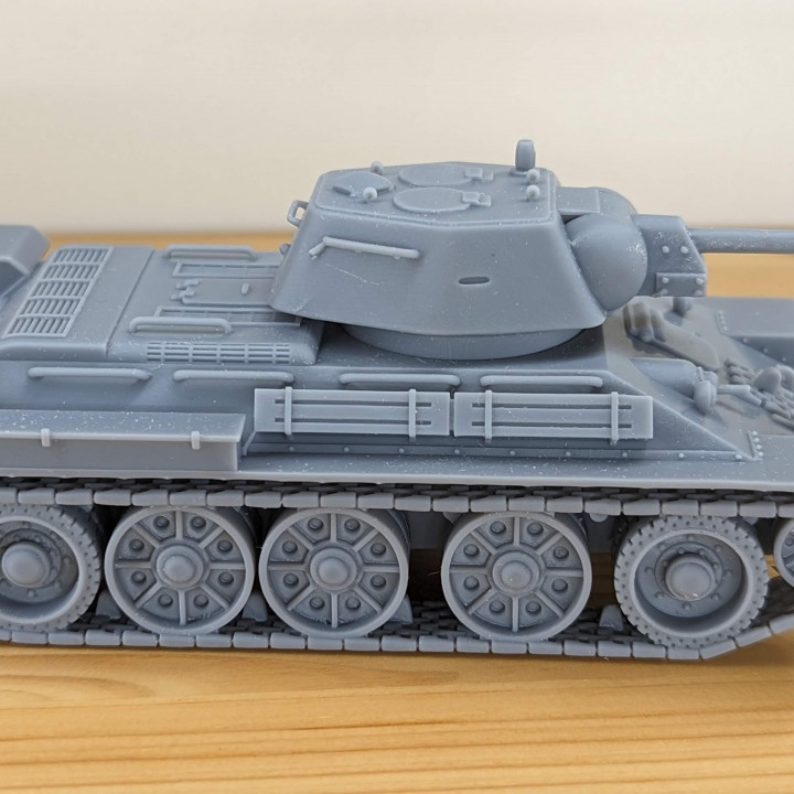 3D Printable T-34/76 Tank (model 1942) (USSR, WW2) by Wargame3d