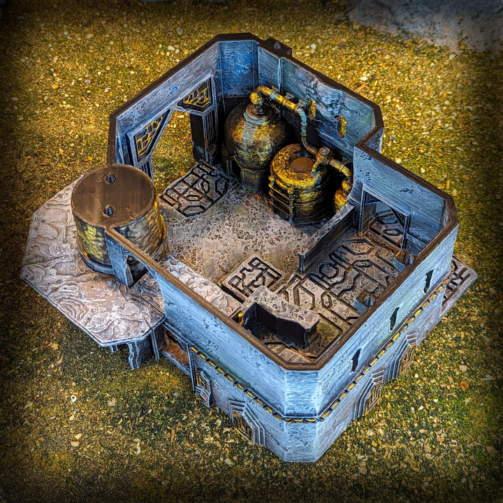 3D Printable Dwarven Brewery ~ Kingdom of Durak Deep by Conquest Creations
