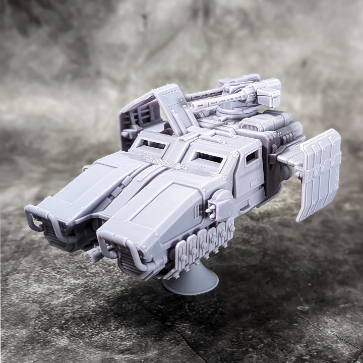 3D Printable Daedalus Speeder - Armatis Mors by Print Minis