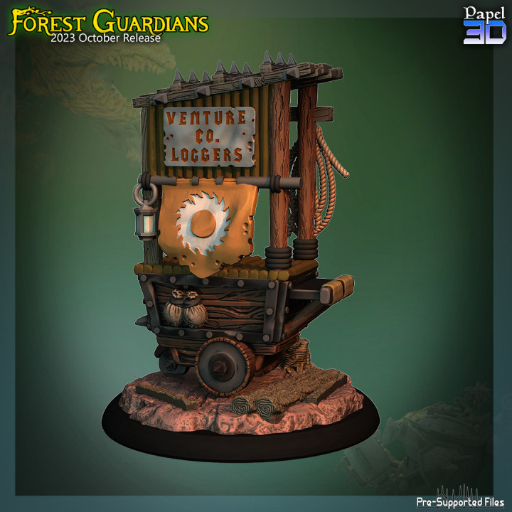 3D Printable Oct 2023_Goblin Cart by Papel 3D