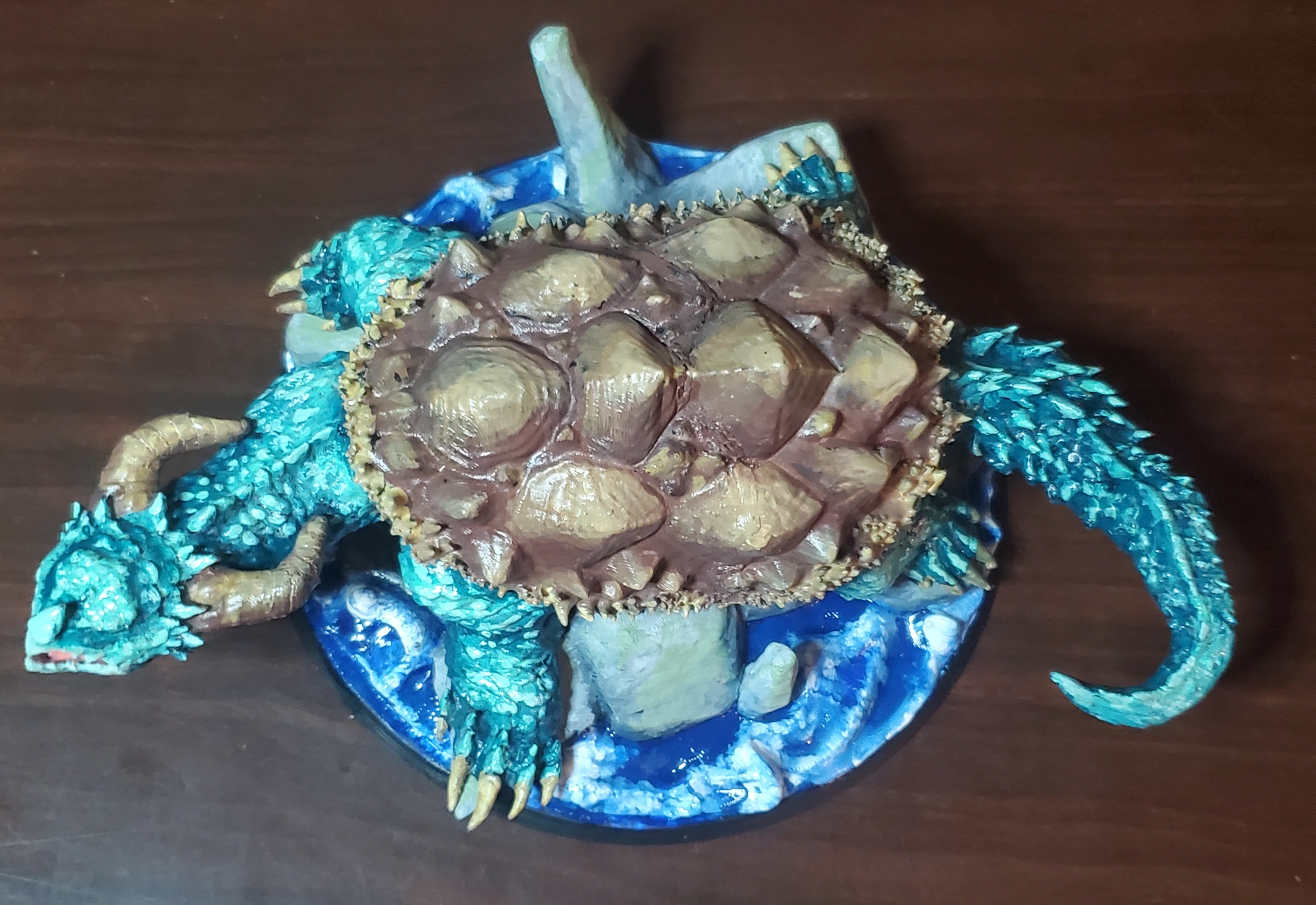 3D Printable Turtle Dragon giant by Imp3dsion