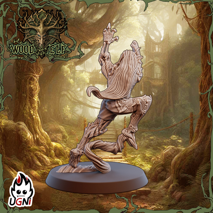 3D Printable x2 Elf Catcher #01 - Wood Elf - Fantasy Football by UGNI ...