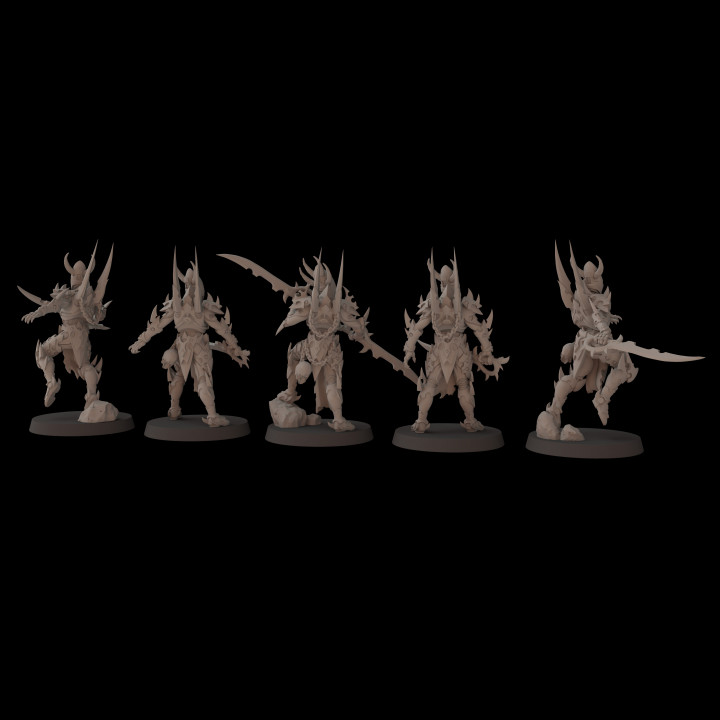 3D Printable Dark Blades by Fantasy Cult Miniatures