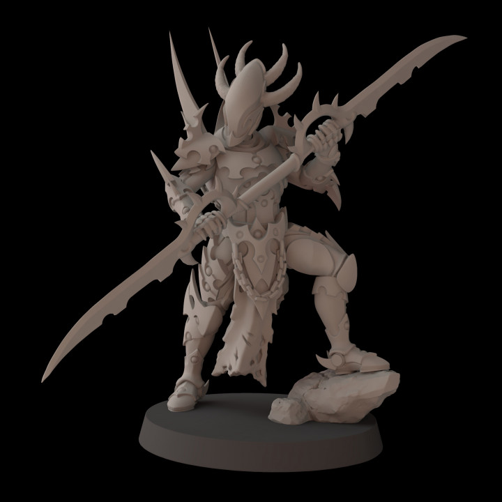 3D Printable Dark Blades by Fantasy Cult Miniatures
