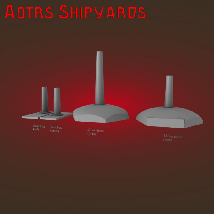 3D Printable Hex Flight Stand Set by Aotrs Shipyards