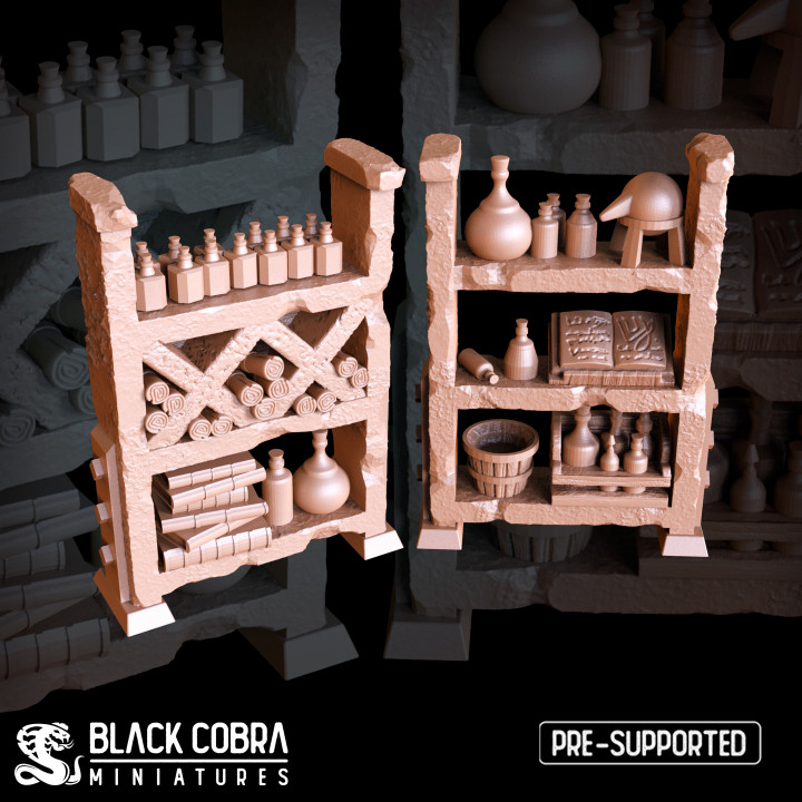 3D Printable Alchemy Set by BlackCobraMiniatures