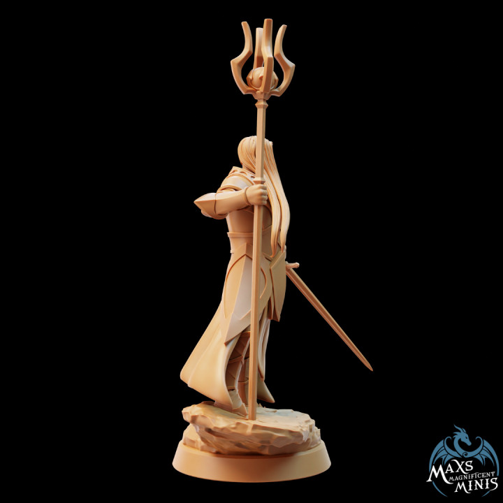 3D Printable Elf Spellblade - July Community Model by The Major Arcana