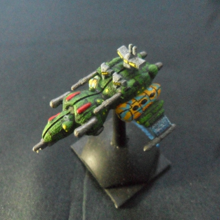 3D Printable SSA203 HAM-124 Marlin Class Heavy Cruiser by Aotrs Shipyards