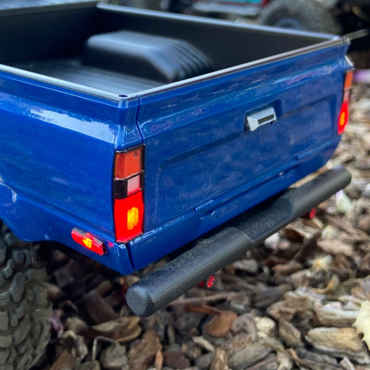 3D Printable WPL C24 Toyota Hilux Bullbar and Rear bumper by AMPro ...