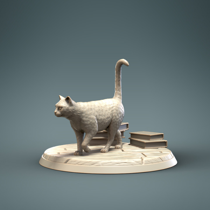 3D Printable Cat 1 by clynche art