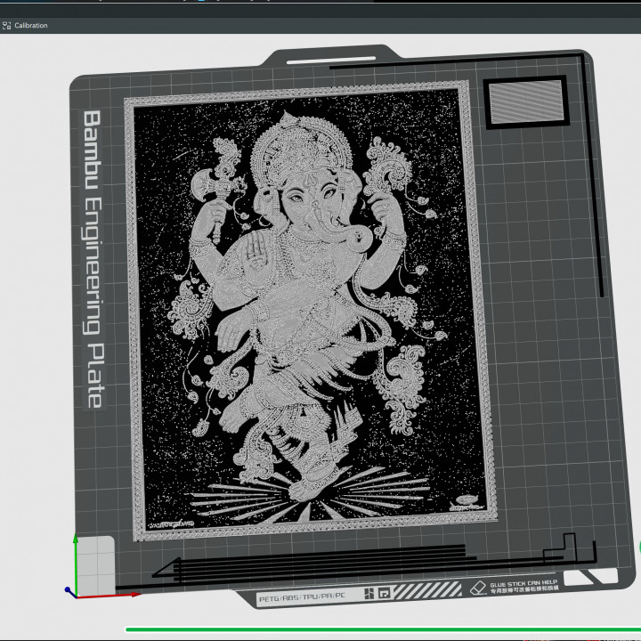 3D Printable Ganesh Dancing the Tandava [Easy to Print Filament ...