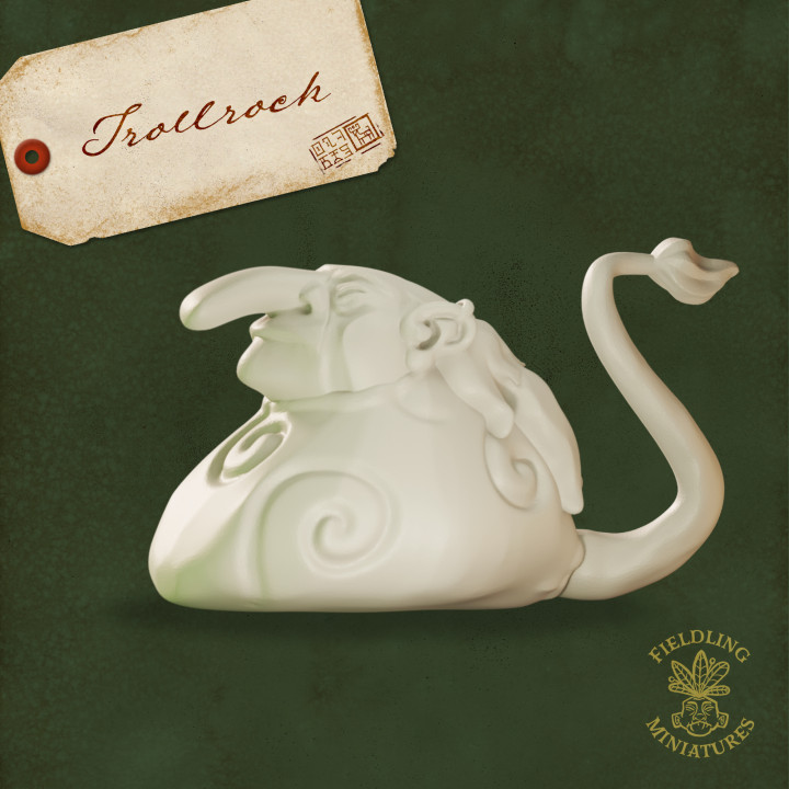 3D Printable Fey Wild Encounters - Trollrock, Frog Gentleman and ...