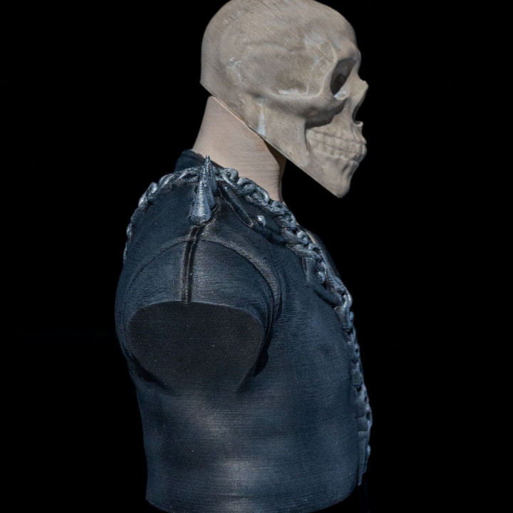 3D Printable Minor Injury Skeleton Bust by Stlflix