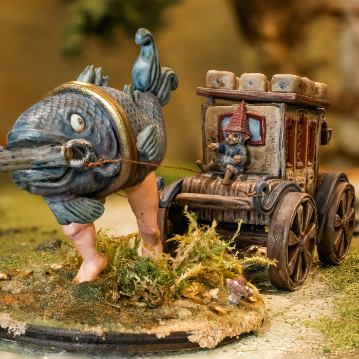 3D Printable Fey Wild Hobgoblin Warband Tabletop Miniatures - Fish ...
