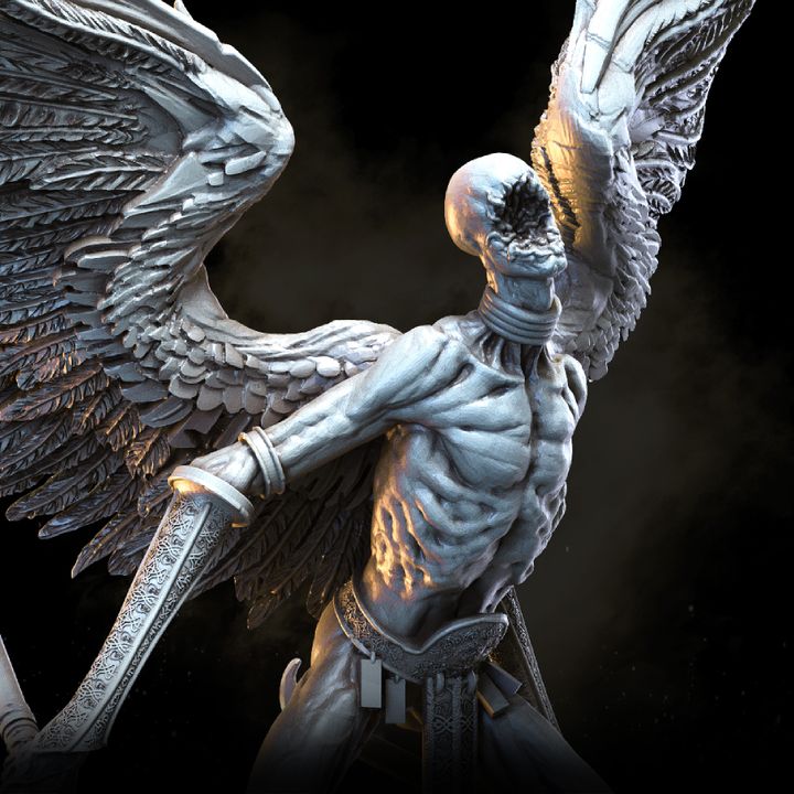 3D Printable Faceless Watchers x2 | Echoes of the Seraphim | Demons by ...