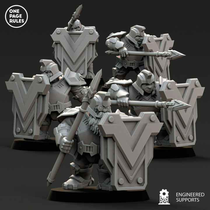 3D Printable Dwarf Guilds - Release #2 by One Page Rules