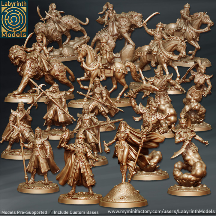 3D Printable Cerulean Kingdom Collection Vol. 2 - 32mm scale by ...