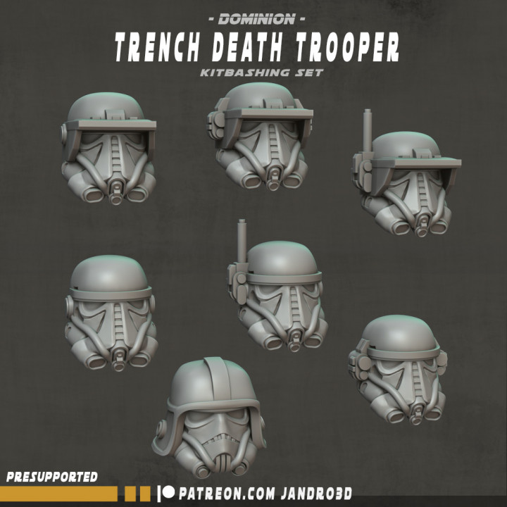 3D Printable Trench Death Troopers - Kitbashing Set by Jandro Marquez