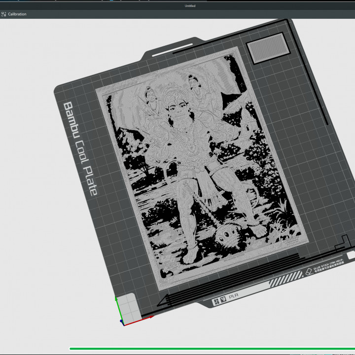 3D Printable Hanuman Carrying Ram & Lakshman in Battle [Easy to Print ...