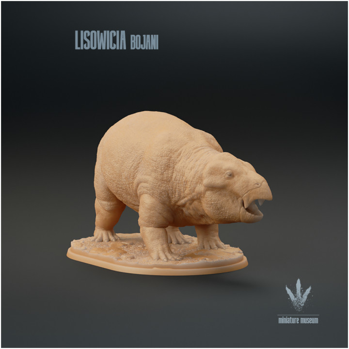 3D Printable Lisowicia bojani : The Triassic Synapsid by Miniature Museum