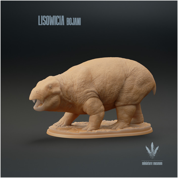 3D Printable Lisowicia bojani : The Triassic Synapsid by Miniature Museum