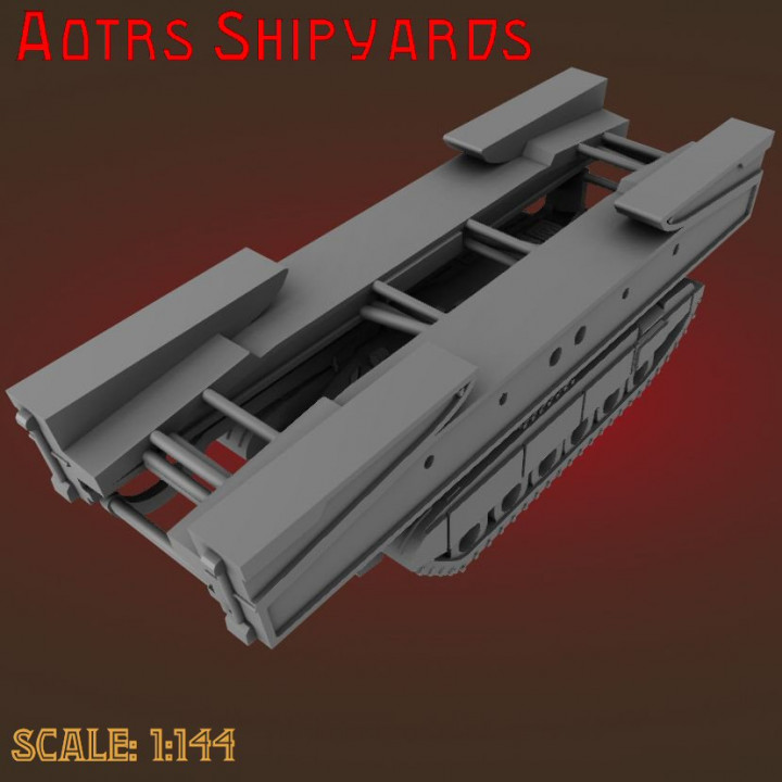 3D Printable MG144-R07B MTU-72 Bridge Layer by Aotrs Shipyards