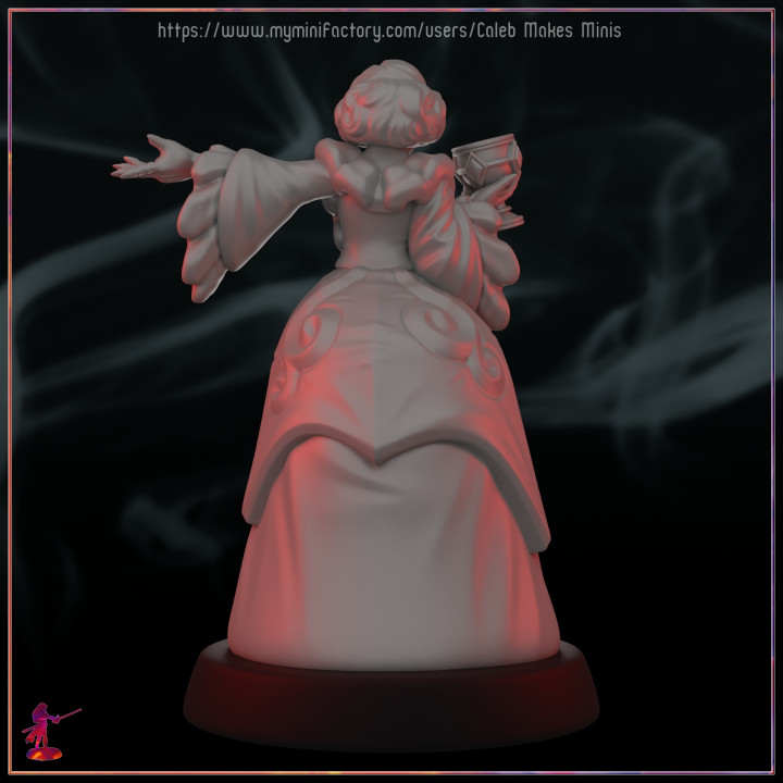 3D Printable (NSFW) Lady "Estelle" - Vampire Seductress Pinup [PRE ...