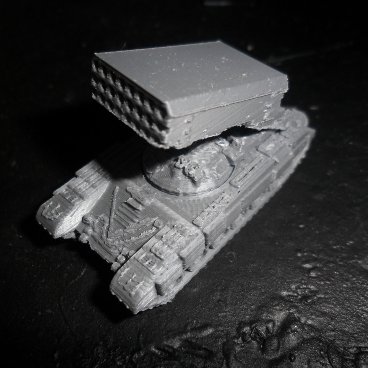 3D Printable MG144-R07J TOS-1A “Buratino” Heavy Flamethrower Launcher ...