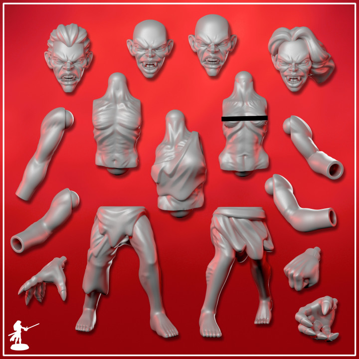 3D Printable Halloween Series (2023 - "Vampire Court") [PRE-SUPPORTED ...