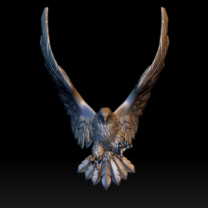 3D Printable eagle by Dmitry Tishchenkov