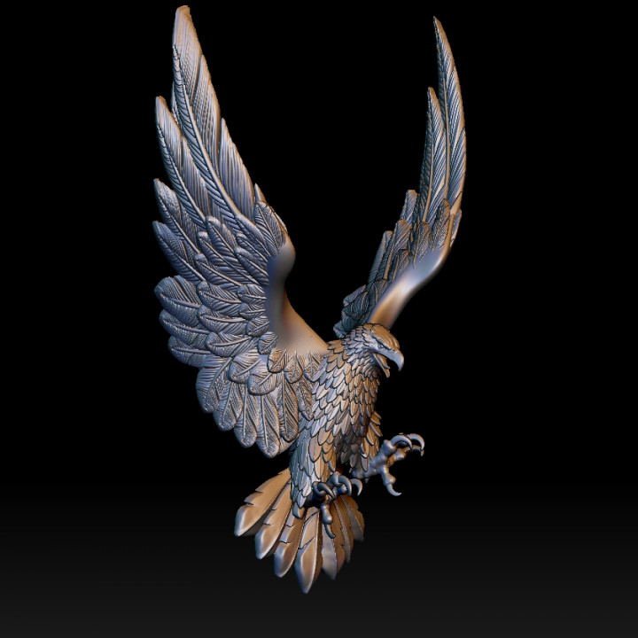 3D Printable eagle by Dmitry Tishchenkov