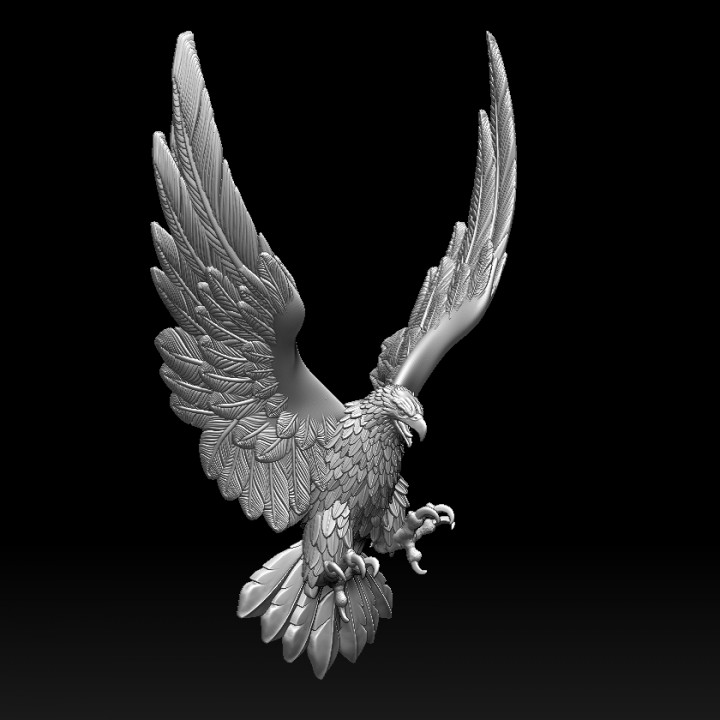 3D Printable eagle by Dmitry Tishchenkov